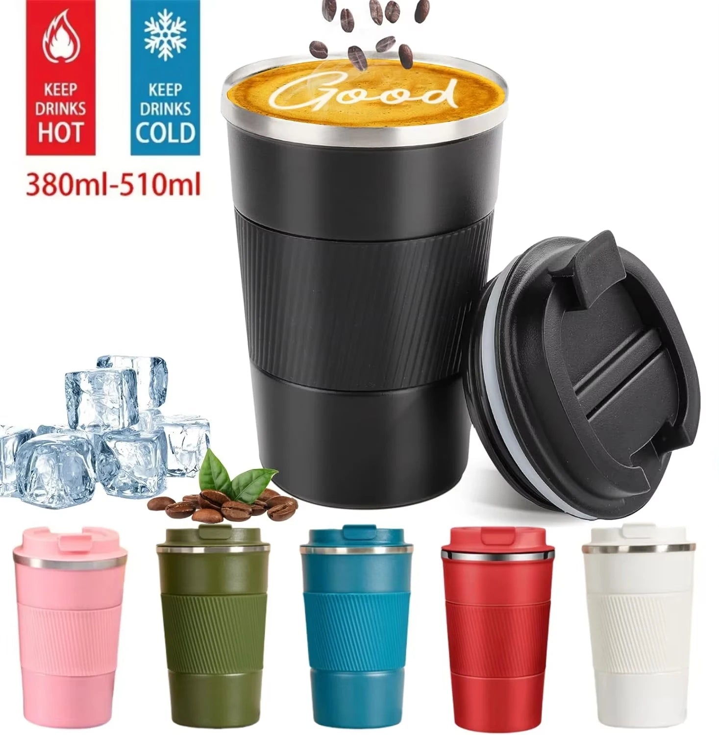 Zero-Waste Stainless-Steel Thermos - Eco-Friendly Reusable | GreenBox